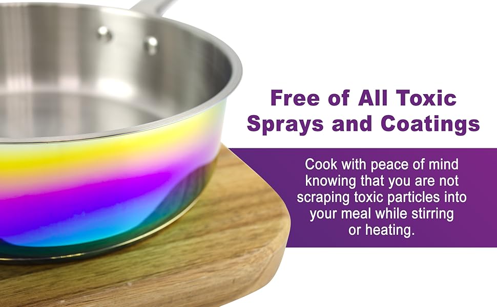 Amazon.com: The Magical Kitchen Collection - Iridescent Rainbow 9.5 ...