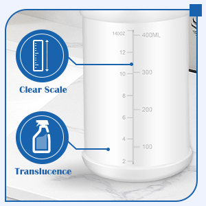 Amazon.com: Eccliy 12 Pcs 16 Oz Plastic Spray Bottle, Leak Proof Empty and Reusable for Cleaning ...