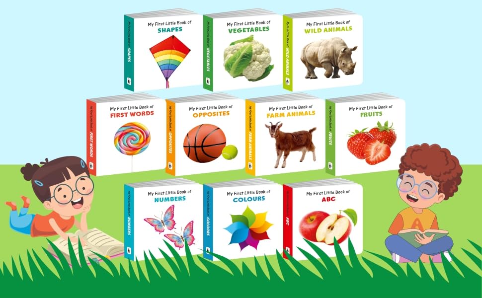 Buy My First Little Library- Boxset of 10 Board Books for Kids Book ...