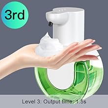 Amazon.com: GuDoQi Automatic Foaming Soap Dispenser, 4-Level Adjustable Foam Volume, 14.2oz ...
