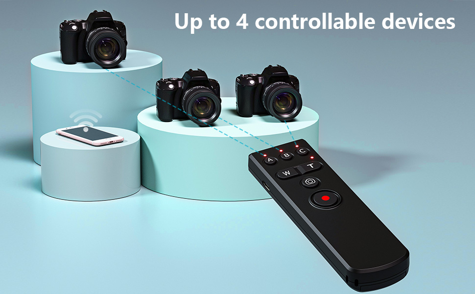 Amazon.com : Camera Wireless Shutter Remote Control - for Canon Sony Nikon Cameras and ...