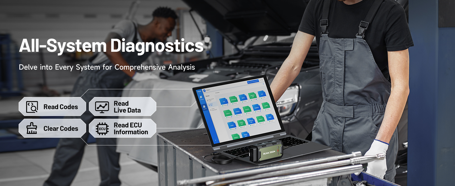 Amazon.com: TOPDON RLink J2534 Pass-Thru Programmer, OEM Reprogramming and Diagnostic Tool ...