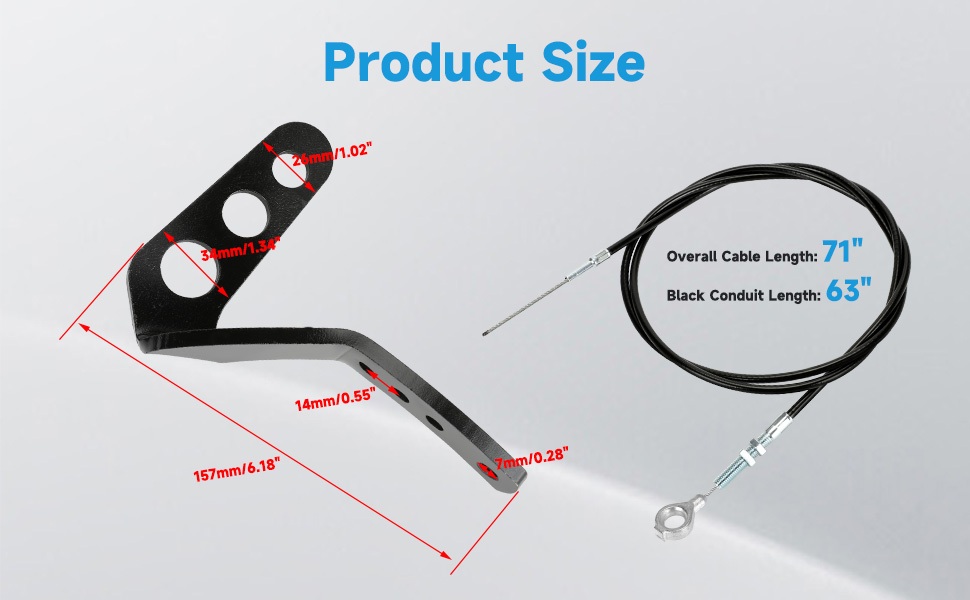 Amazon.com: EOPOAYI Heavy Duty Go Kart Gas Brake Pedals with Throttle ...