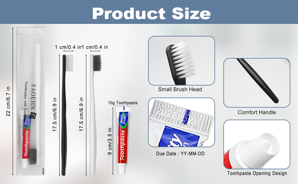 Amazon.com : Disposable Toothbrushes with Toothpaste Pack of 30 ...