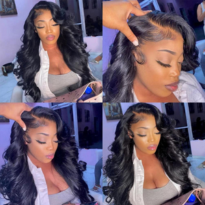 Amazon.com: SUPERLOOK Body Wave 360 Lace Front Wigs Human Hair pre plucked 360 HD Full Lace ...