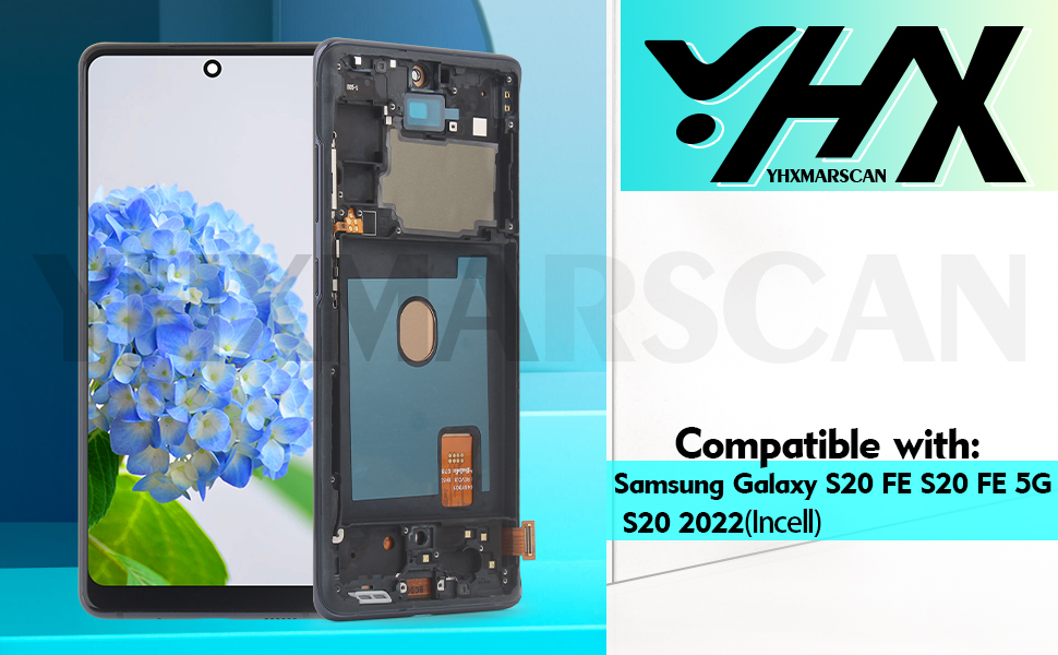 Amazon.com: YHXMARSCAN Screen Replacement for Samsung Galaxy S20 FE S20 FE 5G SM-G781 G781B ...
