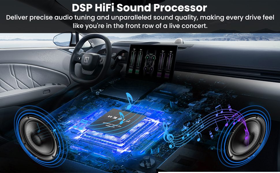 Amazon.com: DSP Car Audio Amplifier for All Aftermarket Android Car ...