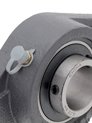 [2-Pack] UCF206-18 - 4-Bolt Flange-Mount Ball Bearing Unit, Insert Bearing UC206-18, Cast Iron ...