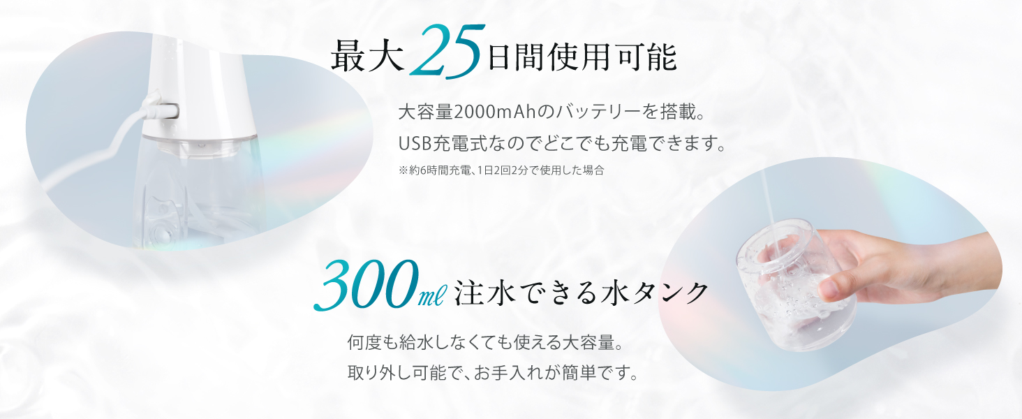 Amazon.co.jp: CLEARLABO 口腔洗浄器 ジェットウォッシャー【日本企業企画×現役歯科医師監修】歯間ケア 口腔ケア 300ml 替えノズル3本付き コードレス ギフト ...