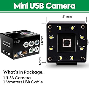 Amazon.com: ELP 16mp Day Night USB Camera Auto Focus Webcam for Computer Mini UVC USB2.0 PC ...