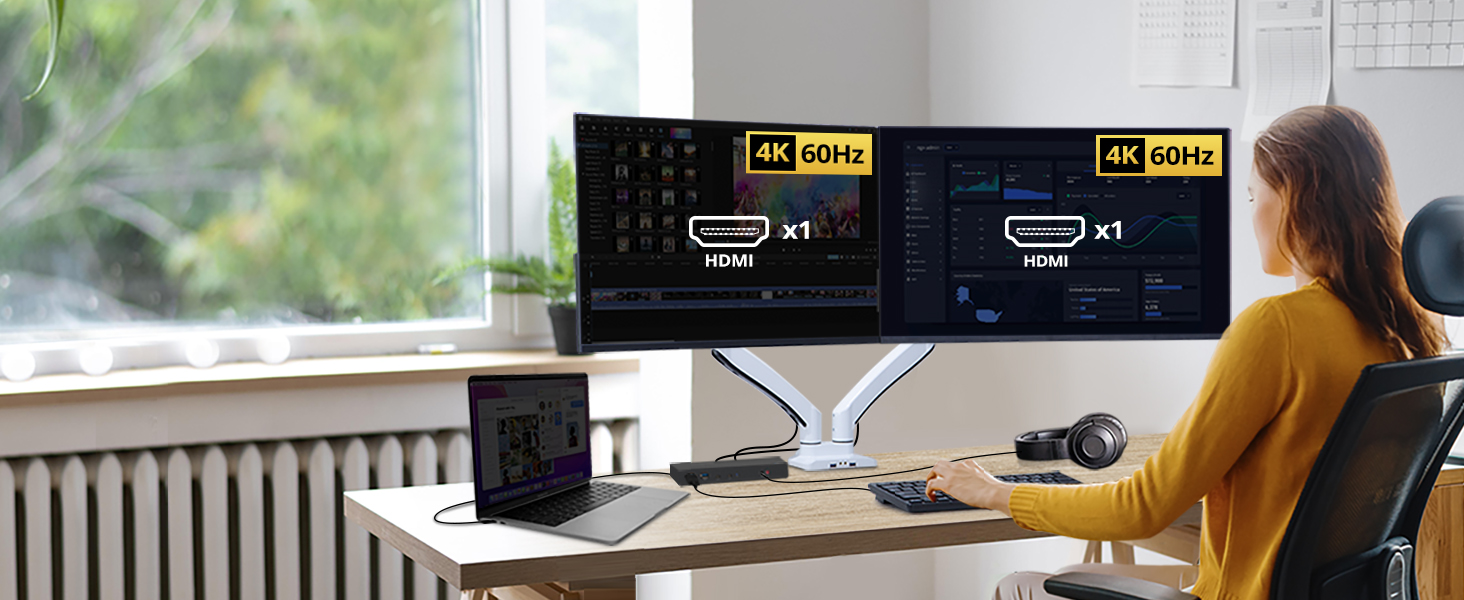 Amazon.com: SIIG USB Type C Dual 4K Docking Station with 60W PD - Dual ...