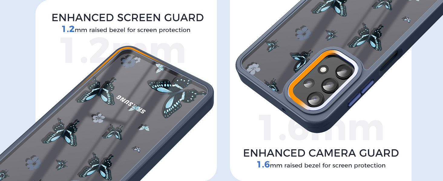 Amazon.com: CASBST for Samsung A13 5G / A04S Case with 2X Screen Protector and A Camera Lens ...