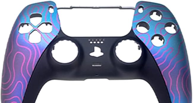 Amazon.com: Full Housing Shell DIY Replacement Shell Custom Faceplate for PS5 Controller with ...