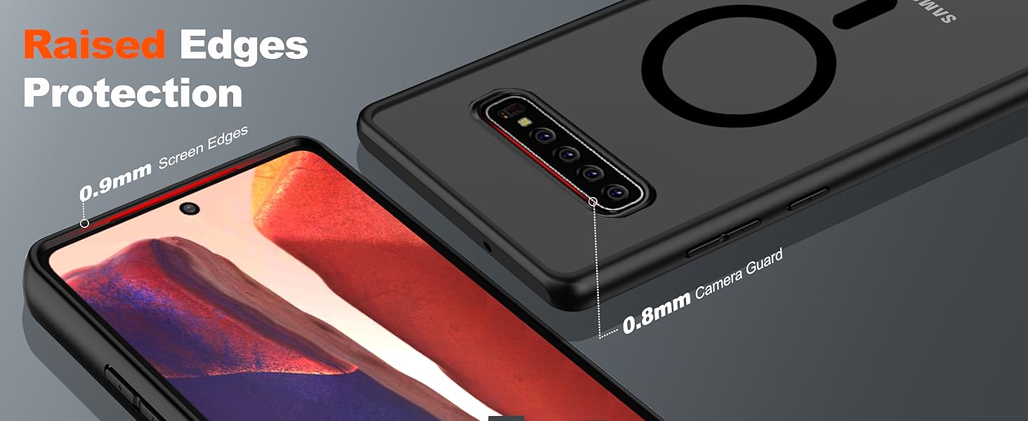 Guizzcg - Funda magnética para Samsung Galaxy S10 Plus (6.4 Pulgadas), Compatible con Magsafe ...