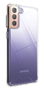 Amazon.com: KIOMY Clear Case for Samsung Galaxy S21 5G Airbag Corners Shockproof Bumper ...
