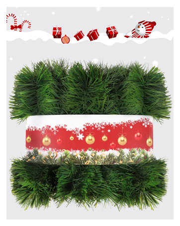 Amazon.com: 5 Pack 250FT Christmas White Garland Flower for Christmas and Non-Lit Soft Holiday ...