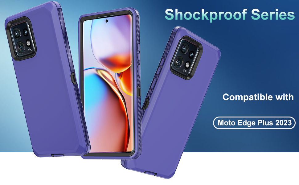 Amazon.com: Aimoll-88 for Moto Edge Plus 2023 Case, with Screen Protector Heavy Duty Drop ...