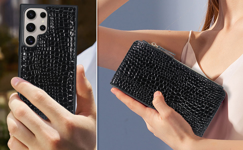 Amazon.com: Harryshell Compatible with Samsung Galaxy S24 Ultra 5G Case Wallet Detachable Phone ...