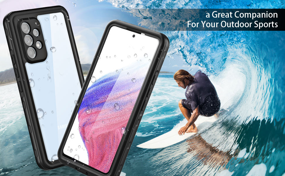 Amazon.com: AICase Waterproof Case for Samsung Galaxy A53 5G (6.5") Snowproof, Dustproof and ...