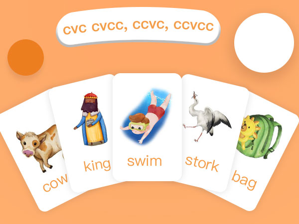 Mua CVC, CVCC & CCVC Word Builder Games, Phonics Flash Cards Sight ...