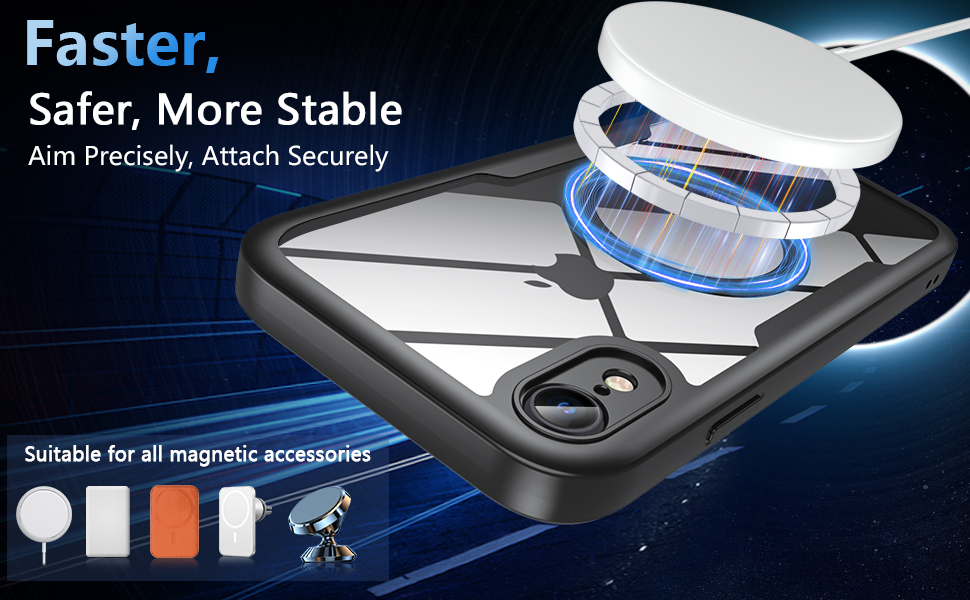 Amazon.com: BESINPO for iPhone XR Case, iPhone XR Phone Case [Compatible with MagSafe] [Full ...