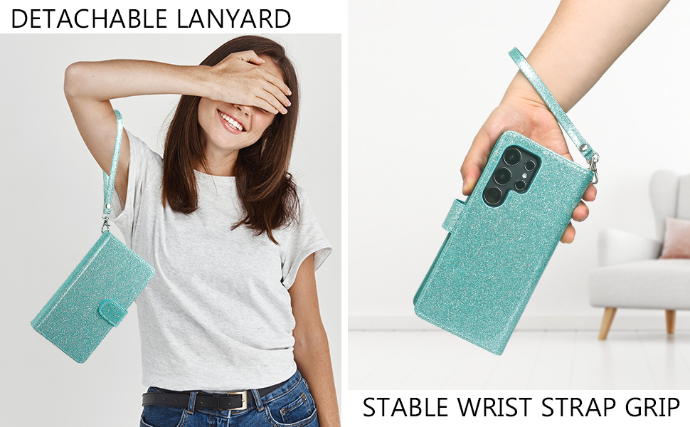 Amazon.com: Varikke for Samsung Galaxy S24 Ultra Wallet Case, Detachable Magnetic for S24 Ultra ...