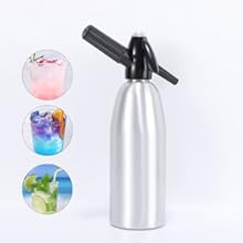 Amazon.com: Mlijzard Sparkling Water Maker,1Liter Soda Siphon,Seltzer Water Maker,Carbonated ...