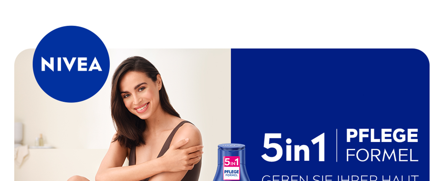 NIVEA Reichhaltige Body Milk (400 ml), intensiv pflegende Körpercreme mit Mandelöl natürlichen ...