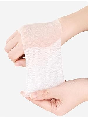 Amazon | YOYOSOFT コットン 化粧水用 コットンパック 大判 11x10cm 200枚 大容量 化粧水パックシート メッシュ構造 パッティング専用 100％天然コットン 顔 ...