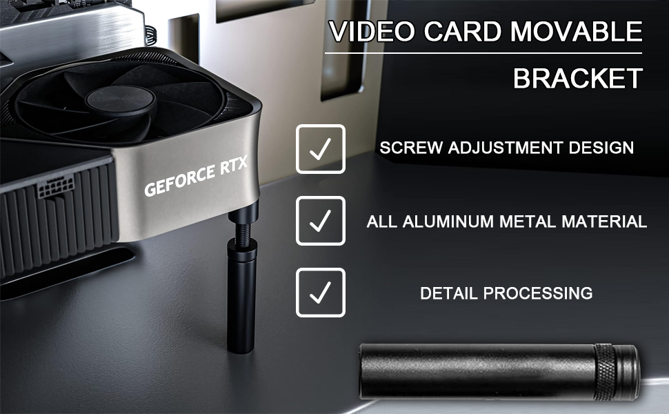 Soporte Tarjeta Grafica, Soporte GPU Tarjeta De Video, Graphics Card Holder Tarjeta gráfica GPU ...