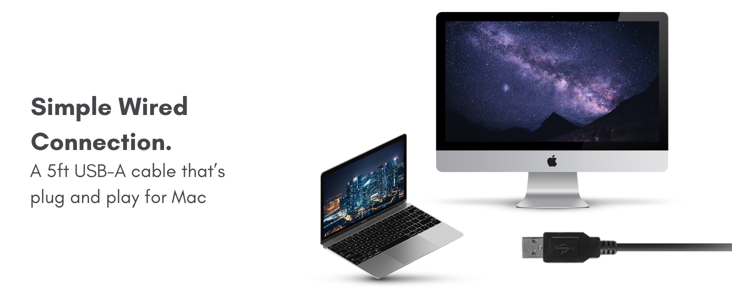 Amazon.com: Macally Wired Ergonomic Keyboard for Mac - Compatible ...