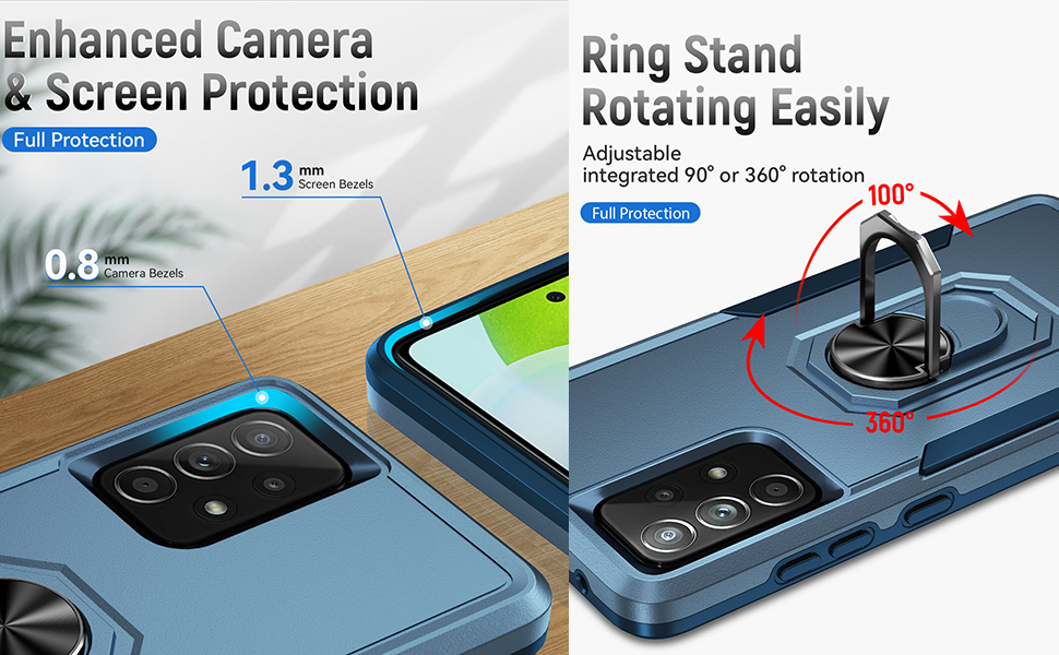 Amazon.com: Fucozan for Samsung Galaxy A52 5G/4G Case with Kickstand - Rugged Protective ...