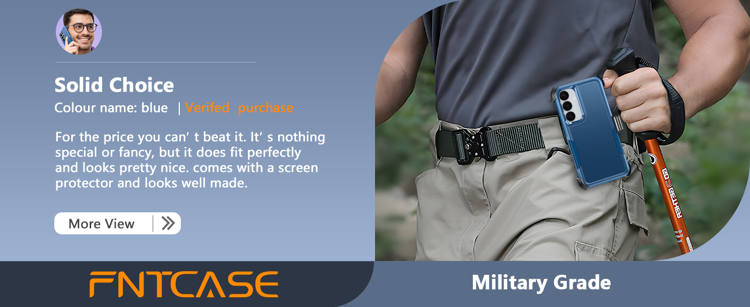 Amazon.com: FNTCASE for Samsung Galaxy S25-Plus Case: for S24 Plus Dual-Layer Military Grade ...