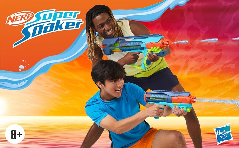 Amazon.com: Nerf Super Soaker Power Drench XL Water Blaster, High Performance Pressurized ...
