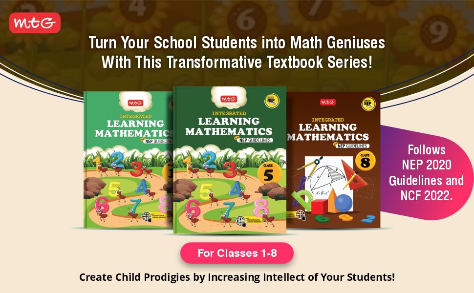 MTG Class-8 Integrated Learning Mathematics Book with NEP Guidelines ...