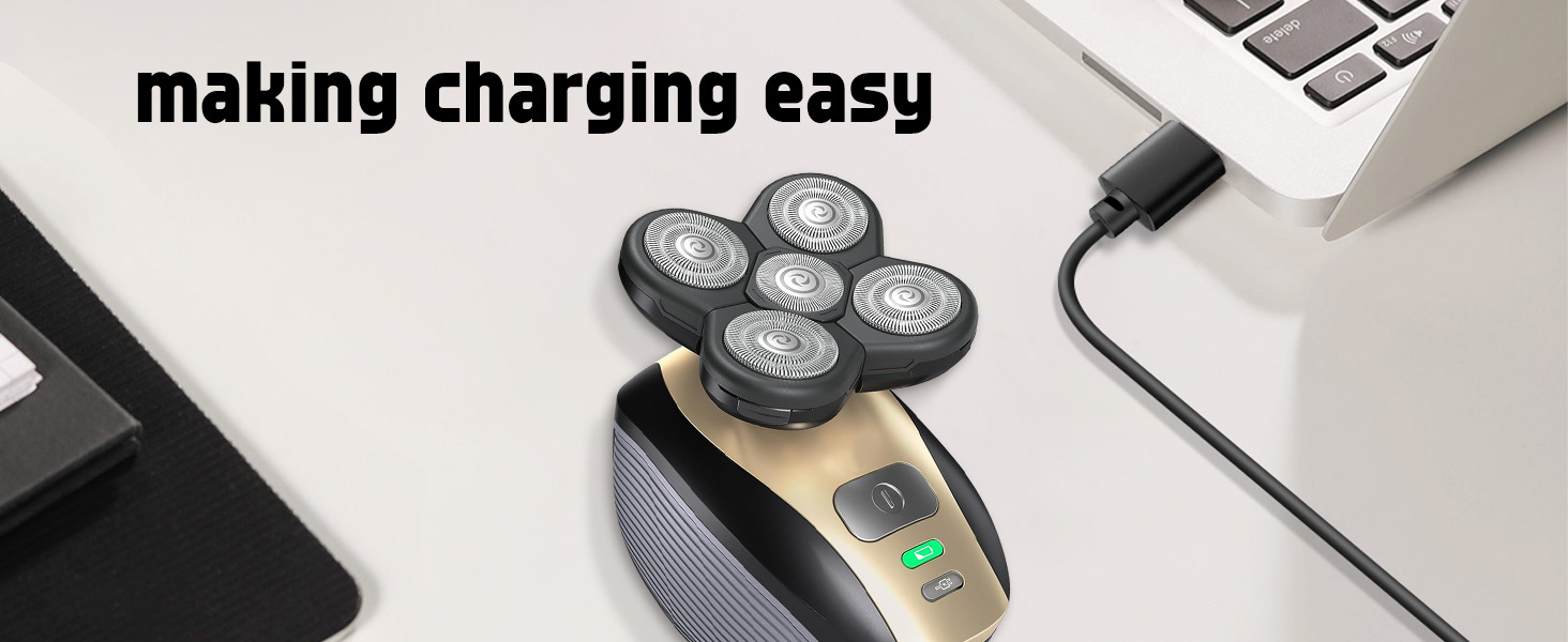 Amazon.com: uijino USB Charging Cable Replacement Freebird Head Shaver Charger, 5V Charger for ...