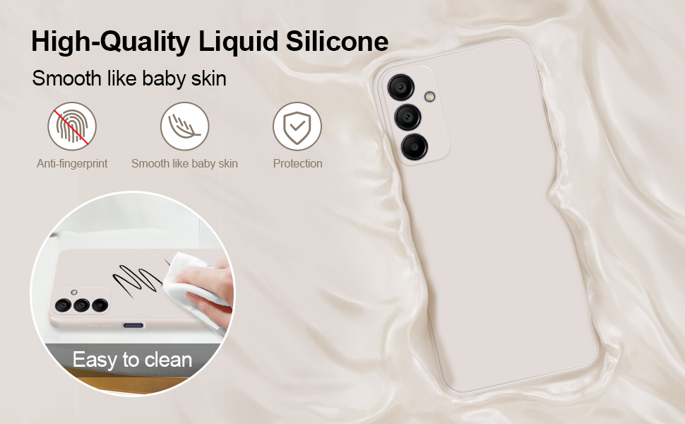 GiiYoon Case Compatible with Samsung Galaxy A15, Silky-Soft Touch Full-Body Protective Phone ...