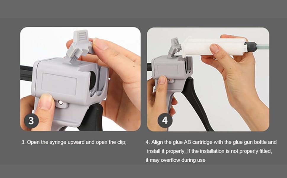Amazon.com: Impression Mixing Dispensing Gun 50ml 4:1/10:1 Silicone glue gun,dispensing gun,3d ...