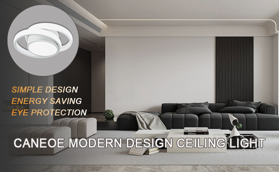 CANEOE Modern Led Ceiling Lights, Small Led Close to Ceiling Light ...