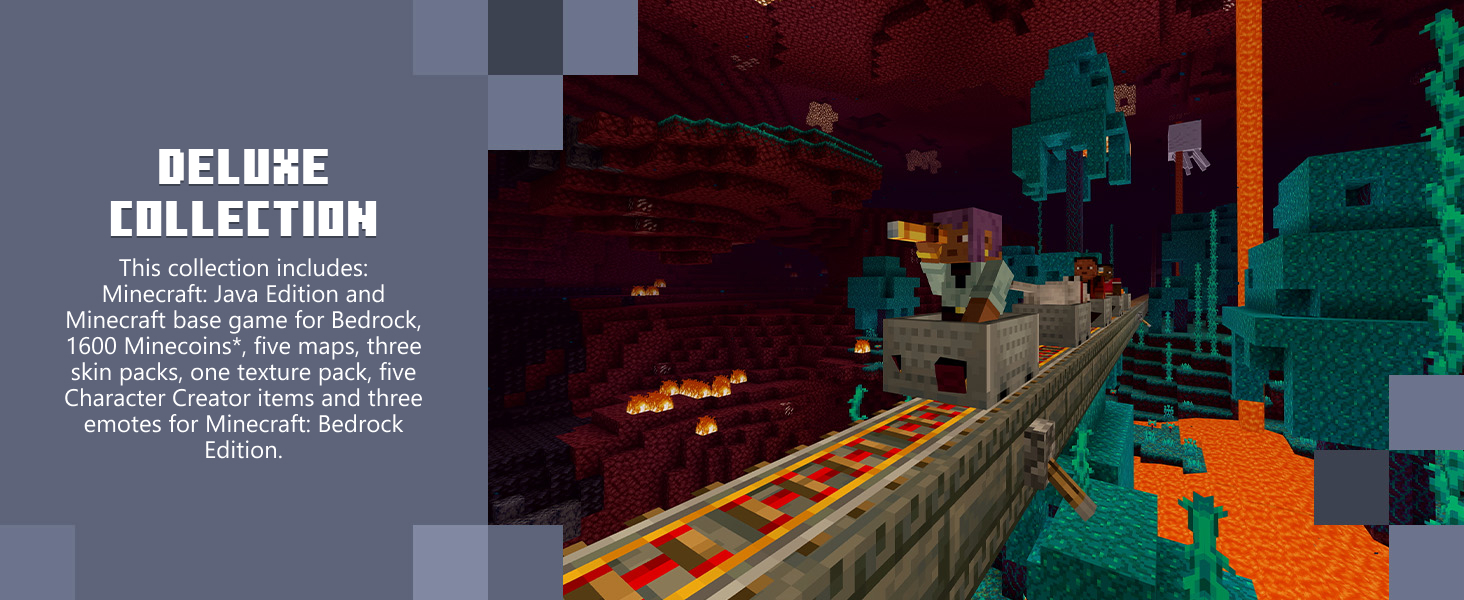 Minecraft: Java & Bedrock Deluxe Collection | Windows 10/11 - Download ...