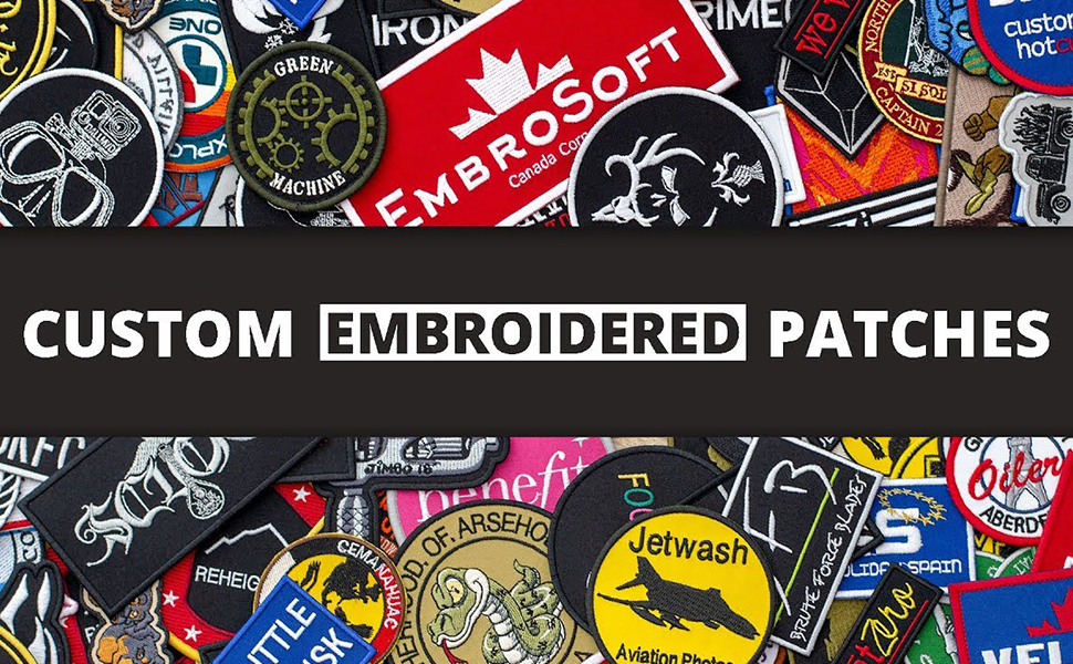 Amazon.com: Pamaheart Customized Name Patches Embroider, Your Name Patches Custom, Personalized ...