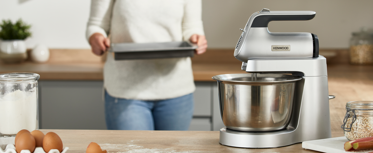 Kenwood Chefette Stand Mixer HMP54. 000SI, Stand Mixer All-in-One, 3.5L ...