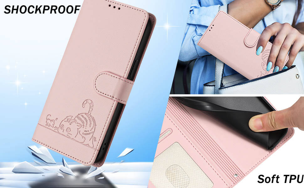 Amazon.com: Moment Dextrad for Galaxy A15 5G Phone Case, Wallet RFID Blocking Card Holder Slots ...