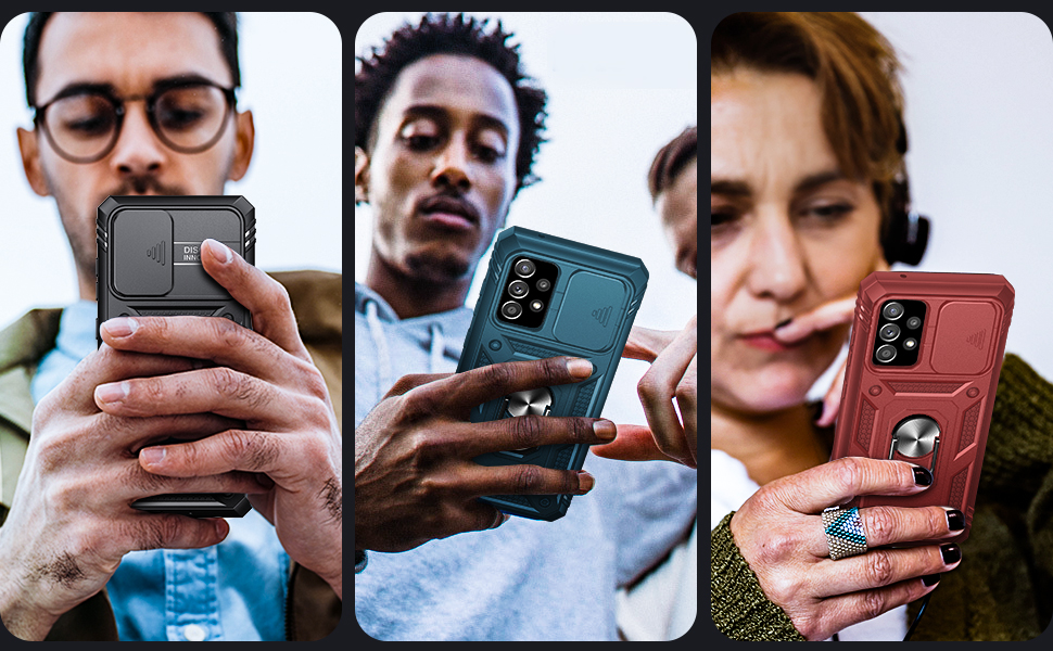 LeYi Funda para Samsung Galaxy A52 4G / A52 5G / A52s 5G con [2-Unidades] Cristal Vidrio ...