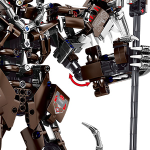 Amazon.com: Mesiondy Robot Building Toy Set, Dinosaurs Building Blocks Set ，2 in 1 Transforming ...