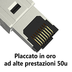 VCELINK Connettori RJ45 Senza Attrezzi Cat7, Plug RJ45 Schermato per Cat7 Cat6A Cat6, Adattatore ...