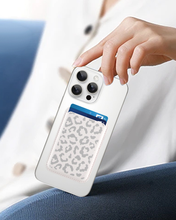 Amazon.com: MOWIME Compatible with MagSafe Wallet, Cute Cheetah Print Pattern for Women Girls ...