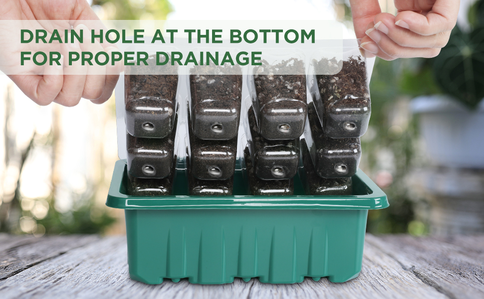 Amazon.com : Seedfactor 7-Pack Seed Starter Kit with Grow Light (12 Cells per Tray), Plant ...