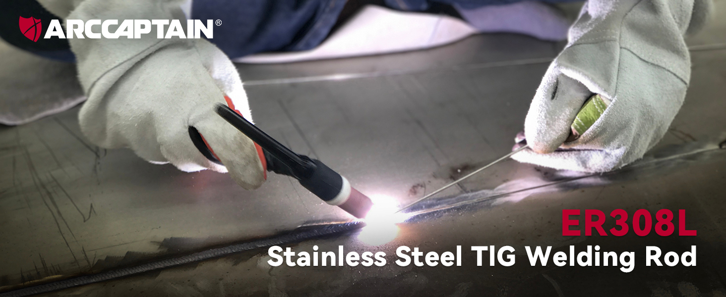 ARCCAPTAIN Stainless Steel TIG Welding Rod ER308L TIG Filler Rod, 1/8" x 16" 5LB - Amazon.com