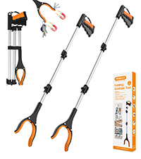 Amazon.com: REWKCY 32" Grabber Reacher Tool, 2-Pack Foldable Reacher Grabber Pickup Tool with ...